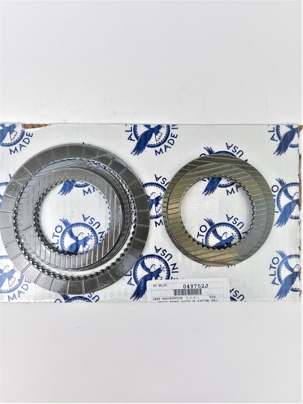 4R70W 4R75W TRANSMISSION MASTER REBUILD KIT 2004 UP with Alto Clutches ...