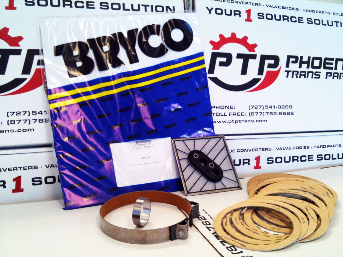 TURBO 350 TH350 TRANSMISSION REBUILD KIT 69-86 WITH RAYBESTOS CLUTCH P ...