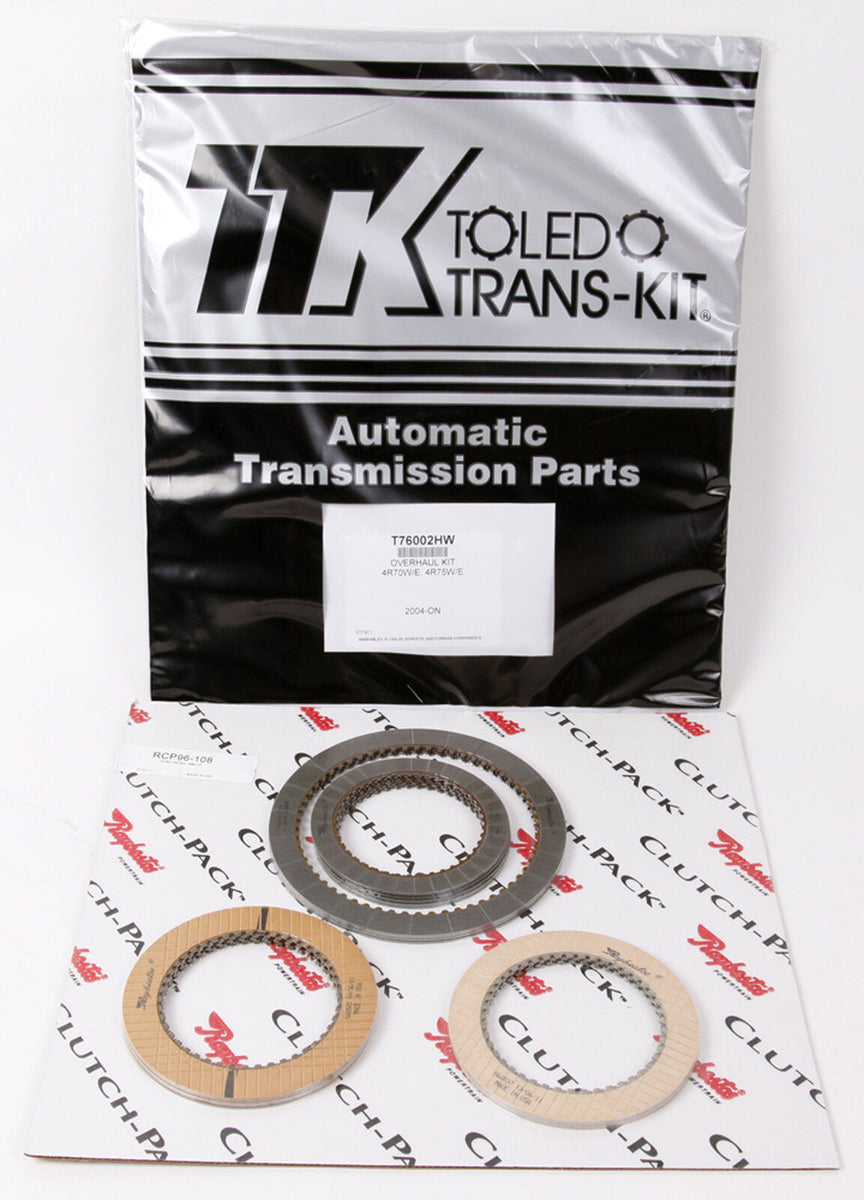 4R70W 4R75W TRANSMISSION REBUILD KIT 2004 & UP with Clutches & Lined B ...